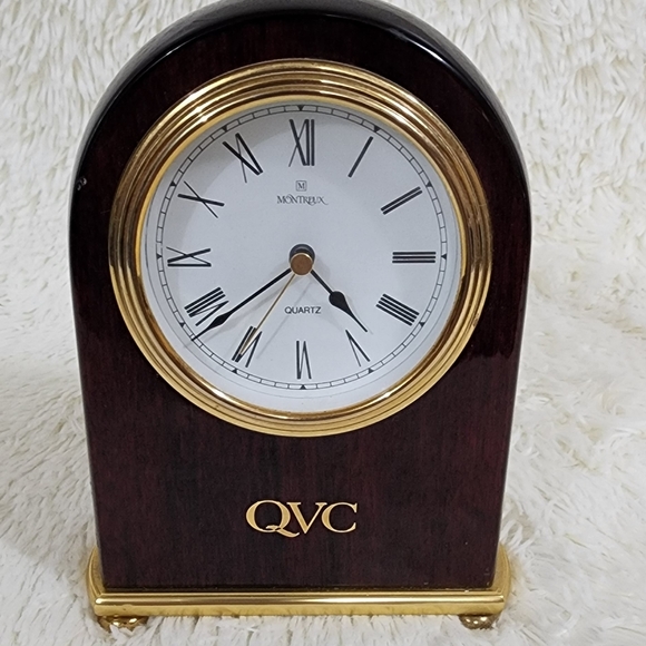 QVC | Other | Qvc Wood Clock | Poshmark
